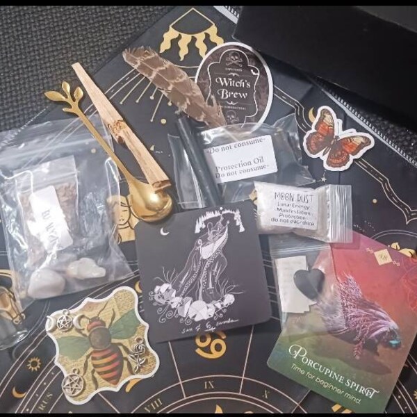 Otherworldly Witch Kit Witchcraft Supplies Mystery Box Magick Gift for ...