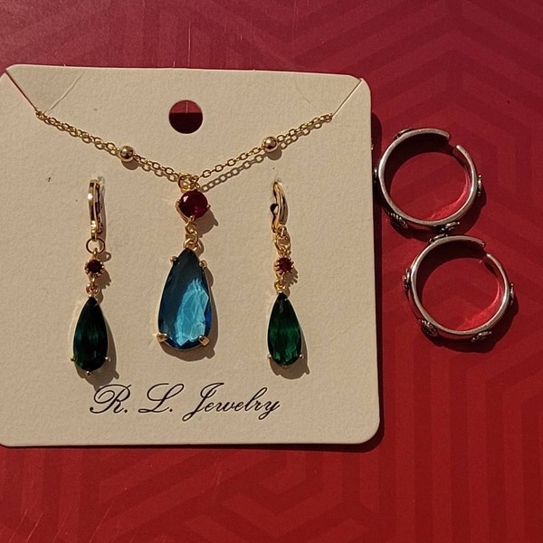 Howl’s Necklace Howl’s Earrings Howl’s Moving Castle Earrings Necklace ...