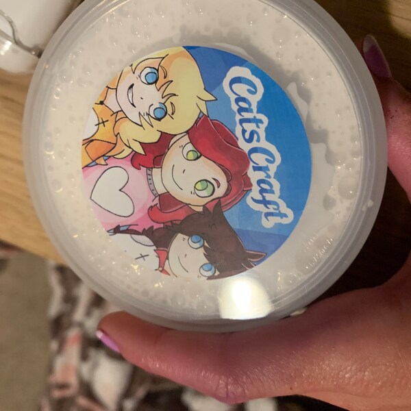 Thick Glossy Slime "meow Milk" Cereal SCENTED ASMR With Charm - Etsy