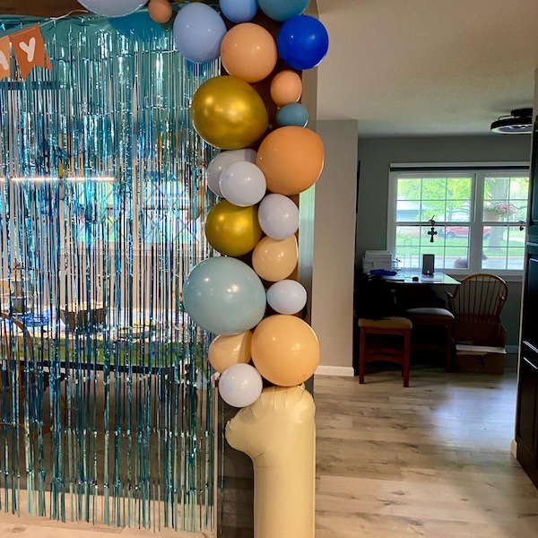 Blue Dog 2nd Birthday Balloon Garland Featuring Bluey Balloon Birthday ...
