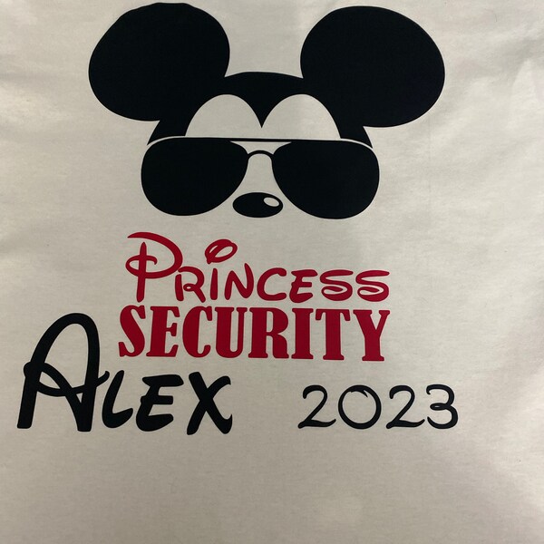SVG, Princess Security, Cool Mickey, Dad, Digital Download, Instant ...