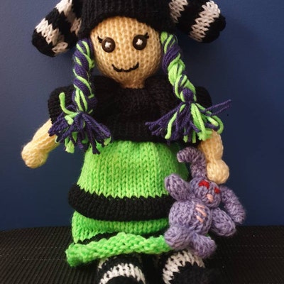 Circular KNITTING MACHINE PATTERN for Crocheted Knitted Stuffed Gothic ...