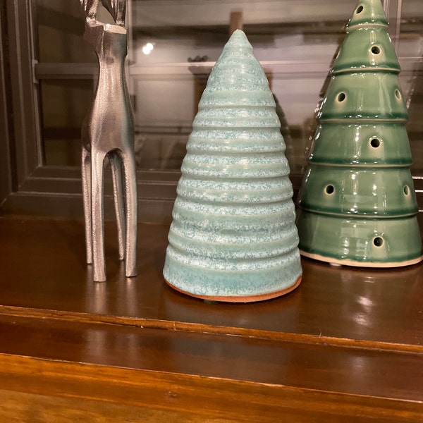 Ceramic Jack-o-lantern Luminary, Wheel Thrown, Mossy Green - Etsy