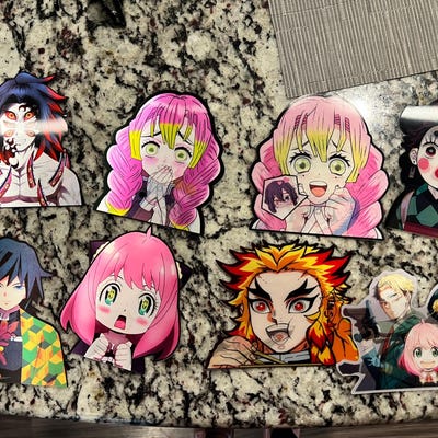 Anime Sticker Kawaii & Unique Stickers Perfect for Laptops, Journals ...