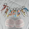 Personalized Keychain // Beaded Keychain // Colorful // Cute // Gift ...