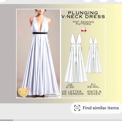 Sweetheart Neckline Dress Sewing Pattern, PDF Sewing Pattern Instant ...