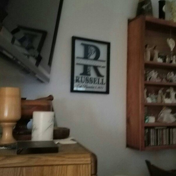 Personalized Floating Frame Split Letter, Wedding Gift, Anniversary ...