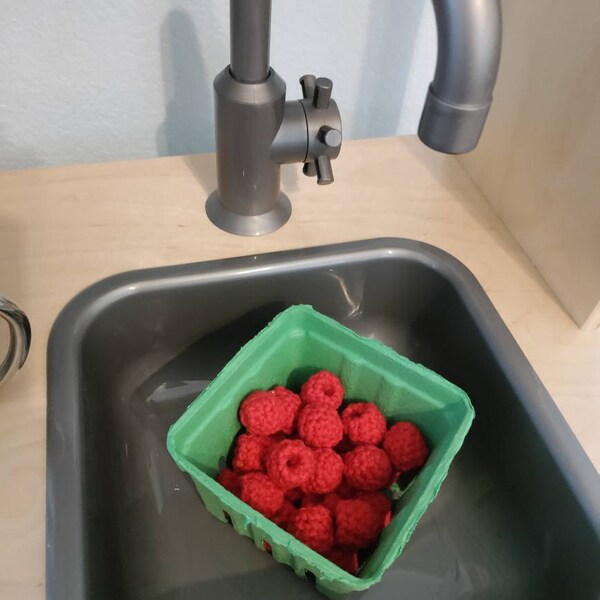 Crochet Raspberries to Play Kitchen for Children(25) Kitchen ...