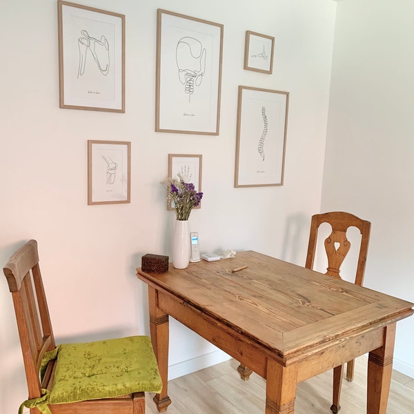 12 Human Skeleton Bundle | Medical Wall Art Anatomy, Bone Sketch Poster ...