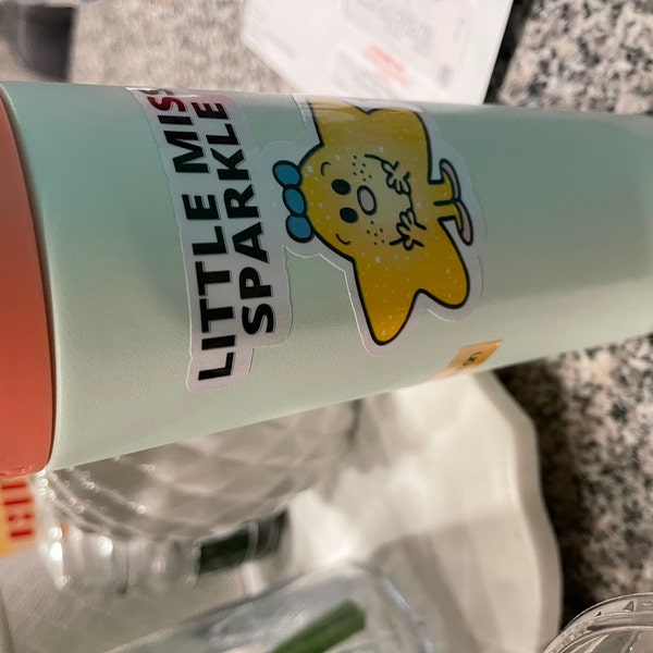 Little Miss Over Thinker, Mr.men, Meme Sticker, Decal Sticker, Funny ...