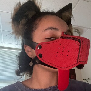 Gothic Leather Face Mask Pattern Leather Face Mask Halloween Party - Etsy