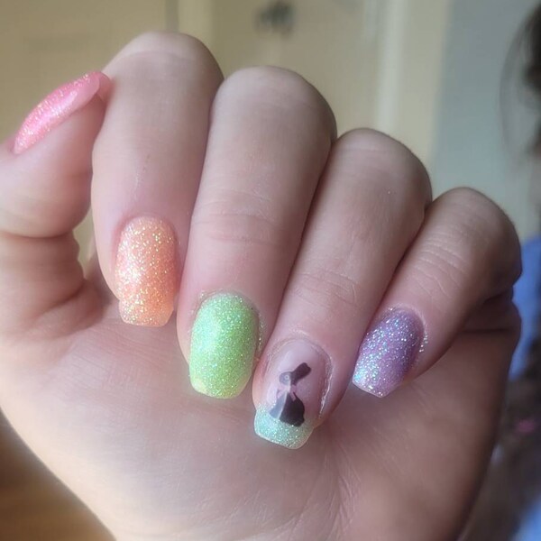 Biohazard Blood Splatter Zombie Nail Art Decal Sticker BIO101 Perfect ...