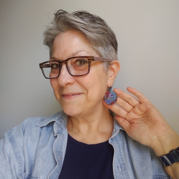 Robot #1 Earrings - Etsy