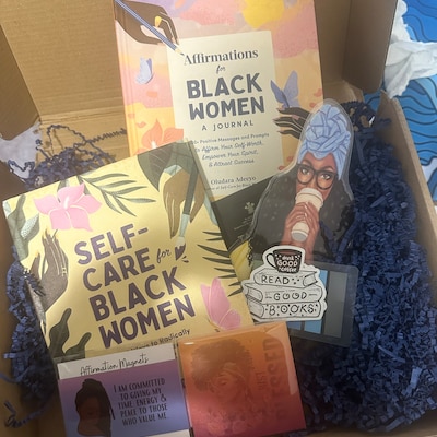 Black Girl Book Box Black Girl Magic Gifts, Self Care for Black Women ...