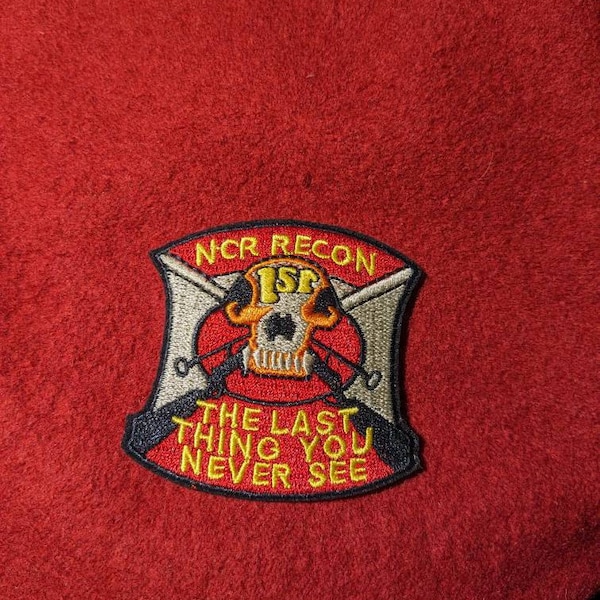 Fallout New Vegas Inspired NCR Recon Sniper Cosplay Gamer Patch Hook ...