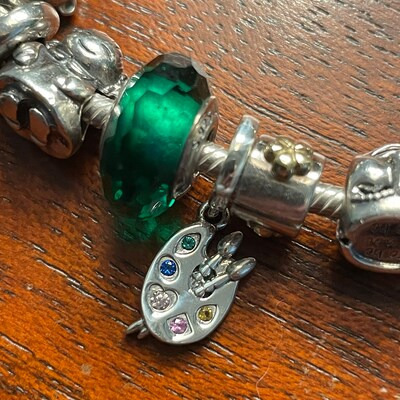 New Pandora Rose™ Gold Pink Daisy Flower Dangle Pendant Charm 788771C01 ...