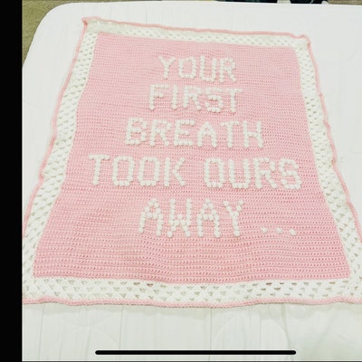 Baby Crochet Pattern Your First Breath Took Ours Away, Also Available ...