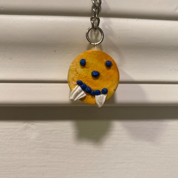 Pancake Keychain // Polymer Clay Food // Clay Keychain, Statement ...