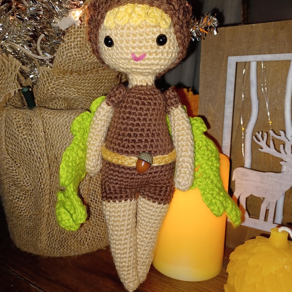 Acorn Sprite - Critter Stitch Crochet Pattern / Amigurumi Little Oliver ...