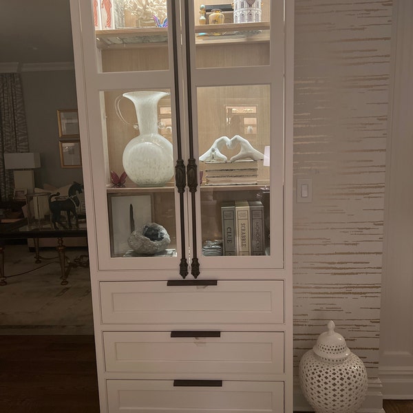 Unique Cabinet Hardware, Custom Drawer Pulls, Leather Cabinet Handles ...