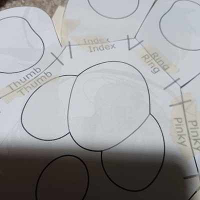 Puffy 4 Fingered Mochi Paw Digital Pattern PDF DOWNLOAD - Etsy