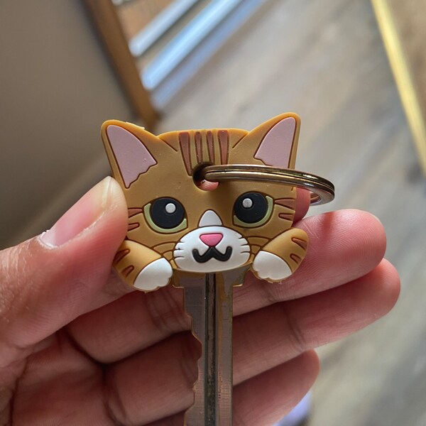 Cat Key Cover/ Key Identifier - Etsy