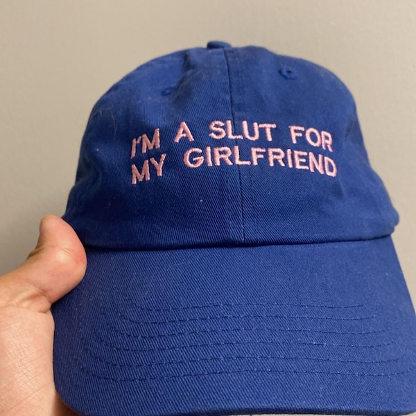 Im A Slut for My Girlfriend Hat Valentines Day for Boyfriend Funny ...