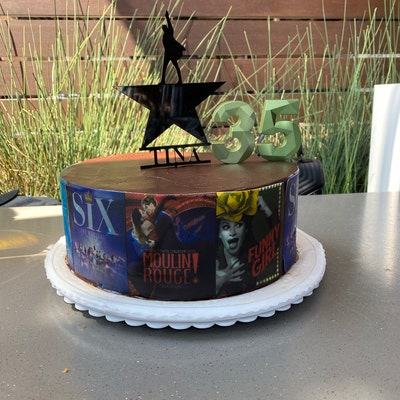 Inspired Hamilton Custom Personalized Birthday Cake Topper Party Decor ...