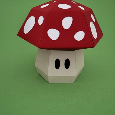 Mushrooms Box Kit Paper Crafting Candy Box Chocolate Easter Mario Cart ...