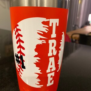 Baseball Decal Baseball Sticker Personalized Baseball Sports Decal ...