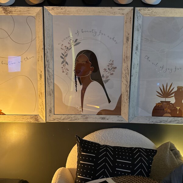 Psalm 138 Set of 3| Christian Wall Print, Christian Home Decor, Printed ...