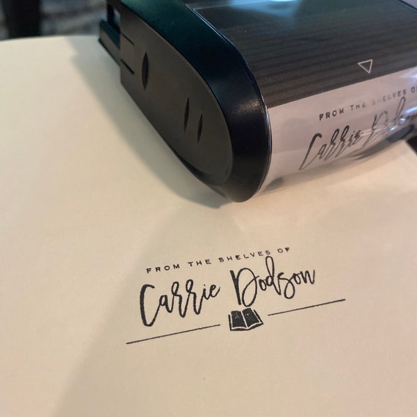 Library Stamp, Personal Library Stamp, From the Library of Stamp, Book ...