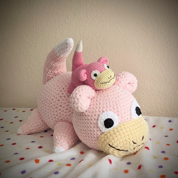 PDF File, Slowpoke Crochet Pattern, Pokemon Crochet Pattern, Slowpoke ...