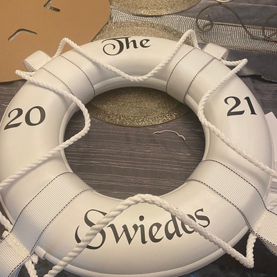 Custom Life Ring Custom Life Ring Custom Pool Decor Custom Boat Decor ...