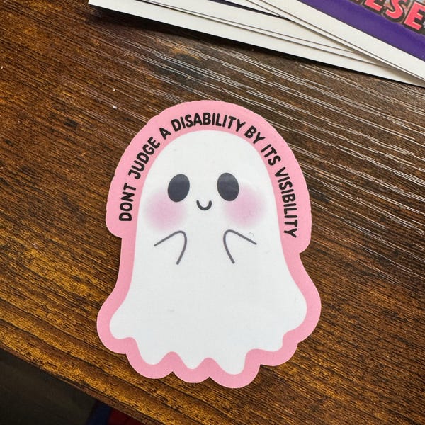 Don't Judge a Disability Sticker, Cool Stickers, Disability Sticker ...