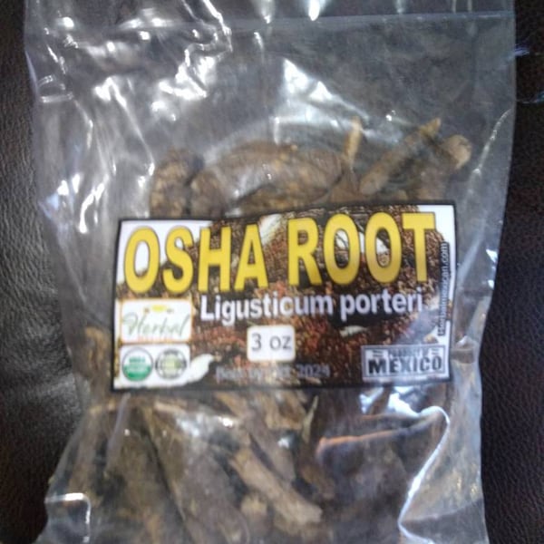 3oz Osha Root, Chuchupate, Bear Root, Ligusticum Porteri, Mountain ...