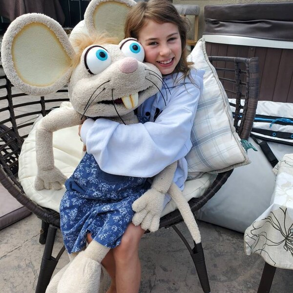 Funny Sock Puppet in Christmas Colors Gift for Young Children , Unique ...