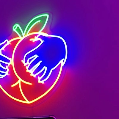 Strawberry Led Sign, Strawberry Led Sign, Wall Decor, Bar Neon Sig ...