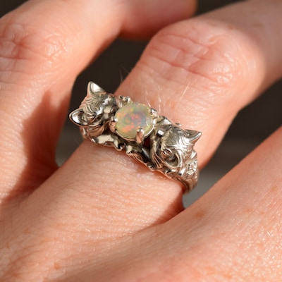 Bat Ring With Ruby Low Bezel Gothic Ring Gothic Jewelry Unisex - Etsy