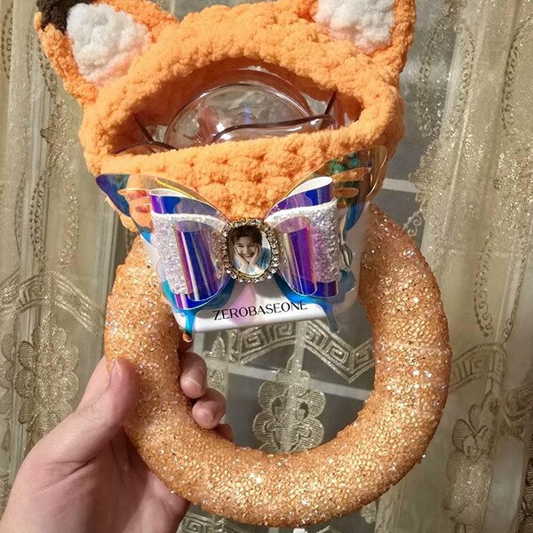 ZEROBASEONE ZB1 Jiwoong Cat Crochet Lightstick Cover - Etsy
