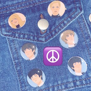 The Beatles Badges/ Pins /buttons - Etsy