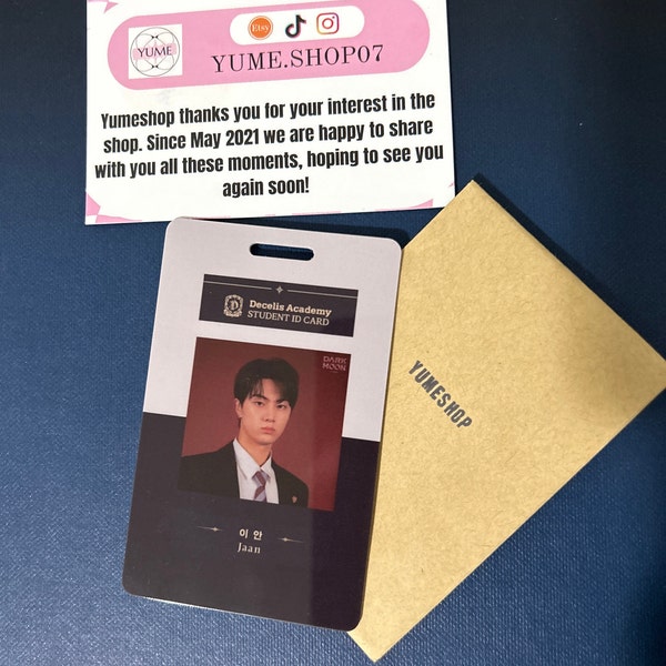 Enhypen ID Card Kpop - Etsy