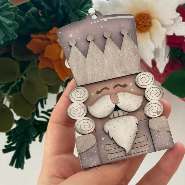 Pop-out Bundle Nutcracker Christmas Ornament SVG File | Laser Cut File ...