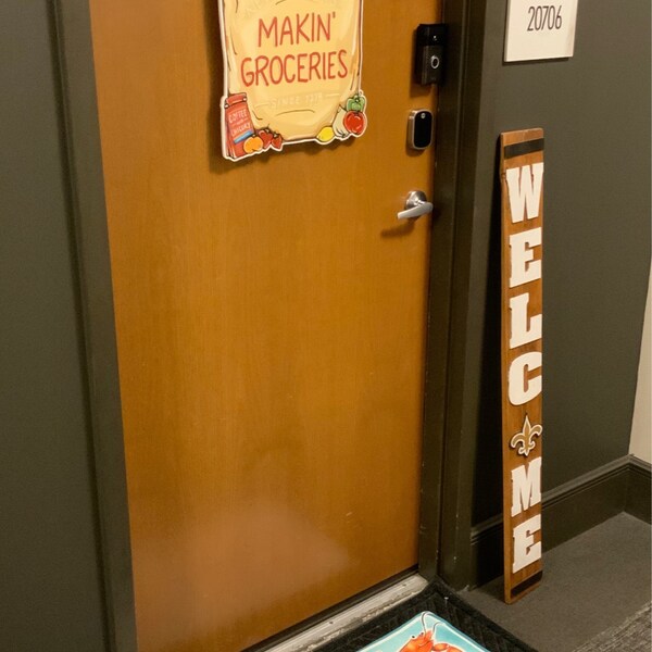 Makin' Groceries Door Hanger - New Orleans Art, Kristin Malone ...