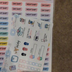 Ironing Planner Sticker Pastel Colours to Do Planner - Etsy