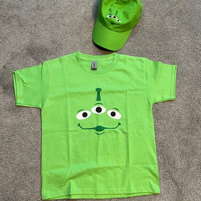 Toy Story Alien Face T-shirt, Little Green Men T-shirt, Toy Story ...