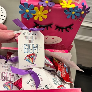 PRINTABLE Valentine Card, Ring Pop Valentine Card, Printable Classroom ...