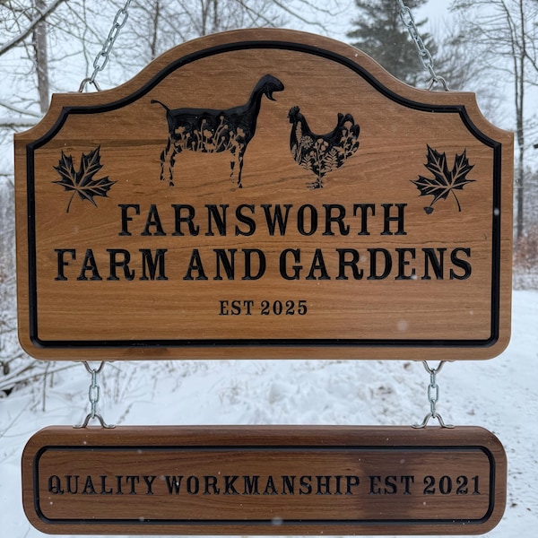 Farm Custom Sign, Property Sign, Farm Sign, Wedding Sign, Business Sign ...