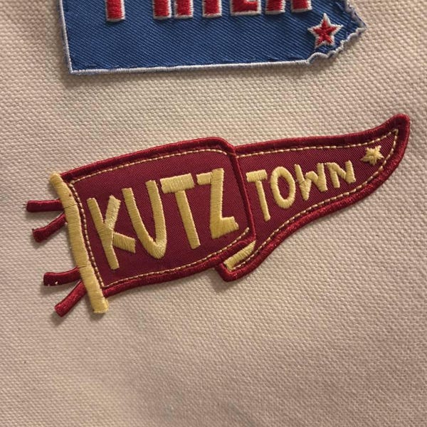 Personalized Pennant Patch With Team Name, Pennant Patch, Custom High ...