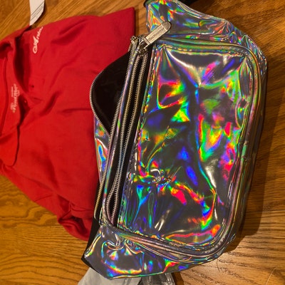 Rave Holographic Fanny Pack Packs for Festival Women, Men Cute Fashion ...